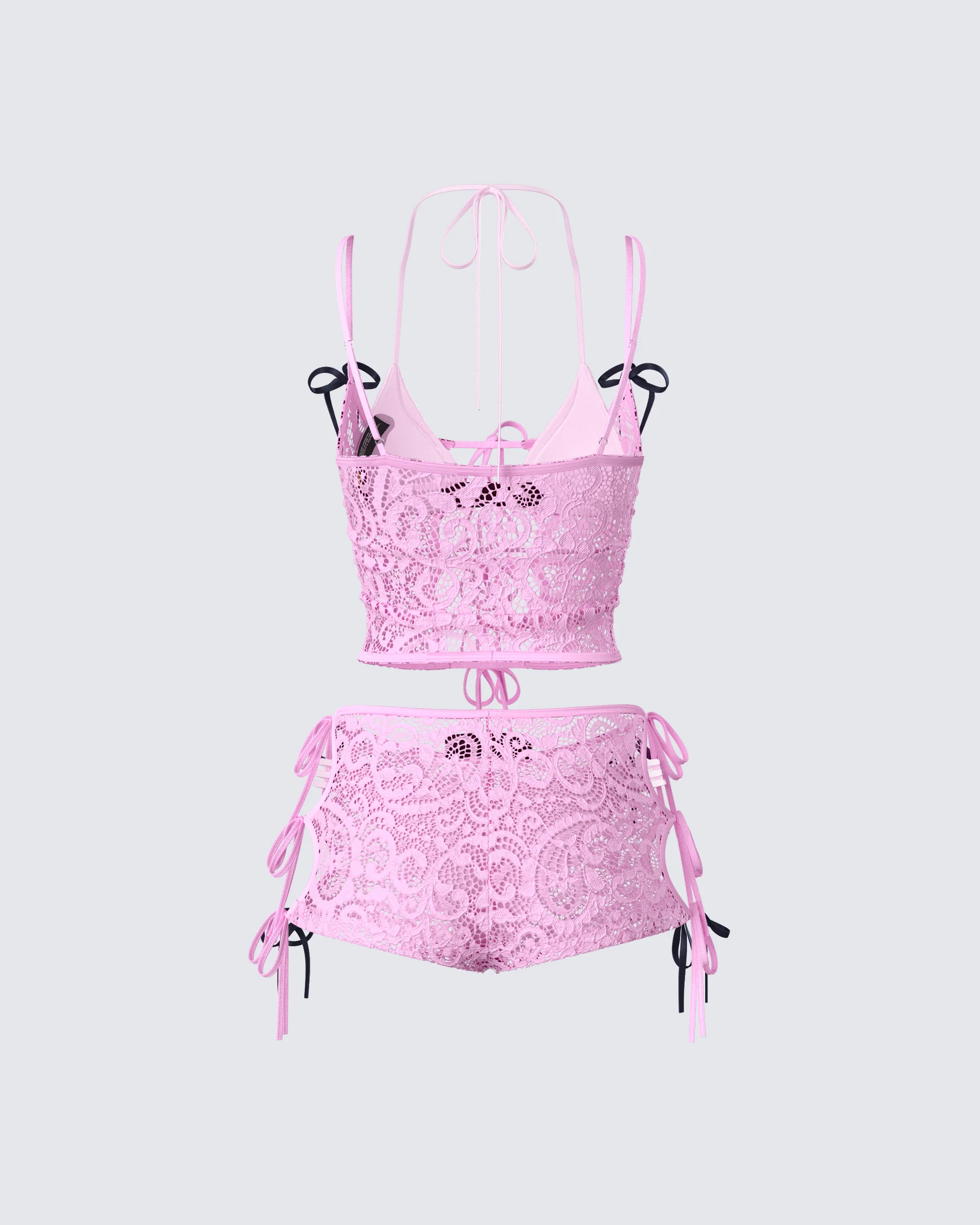 Halsey Pink Lace Set - FINESSE